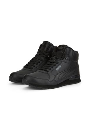 Puma Unisex St Runner V3 Mid L Sneaker, Puma Schwarz/PUMA/Schwarz/Dunkler Schatten, 44.5 EU