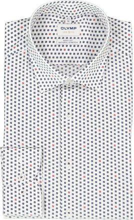 Olymp Herren Hemd blau Baumwolle