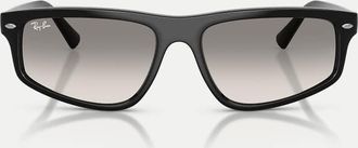 Ray-Ban Rb2225 - Lunettes de soleil irr&eacute;guli&egrave;res avec verres gris - Noir