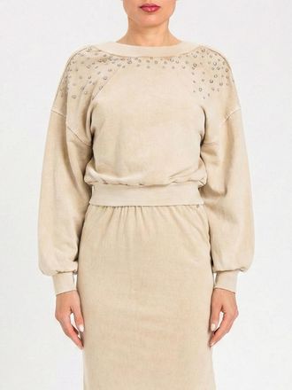 Twin-Set Sweatshirt TWINSET ACTITUDE Damen Farbe Beige