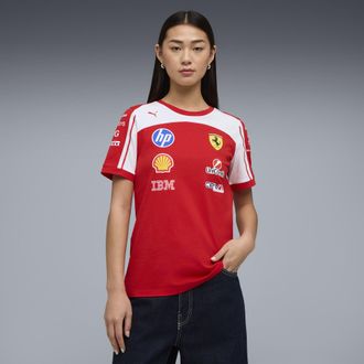 Puma Scuderia Ferrari HP Replica T-Shirt Damen, Kleidung, Rot, XXS
