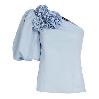Karl Lagerfeld Damen, Blusen & Hemden, Blau, SGr&ouml;&szlig;e
