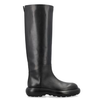 Jil Sander Schwarze Geschlossene Stiefel Aw23 - - Shoes - Damen - Schwarzk - 35 EU