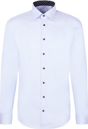 Seidensticker Herren Business Hemd Slim 1/1 Kentkragen B&uuml;gelfrei 100% Baumwolle