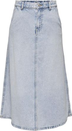 Only Female Jeansrock ONLMINDY Denim Langer Rock