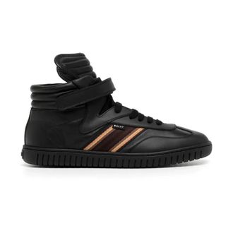 Bally Schwarze Casual Geschlossene Flache Sneakers - - Shoes - Herren - Schwarzk - 42 1/2 EU
