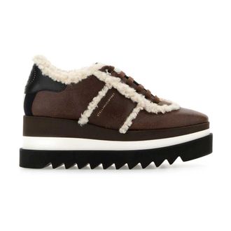 Stella McCartney Femme, Chaussures, Brun, Taille: 37 1/2 EU Sneak-Elyse Platform Baskets