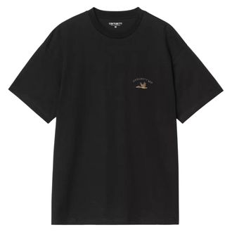 Carhartt Work in Progress Homme, Tops, Noir, Taille: XS T-shirt Animaux Fantaisie Manches Courtes