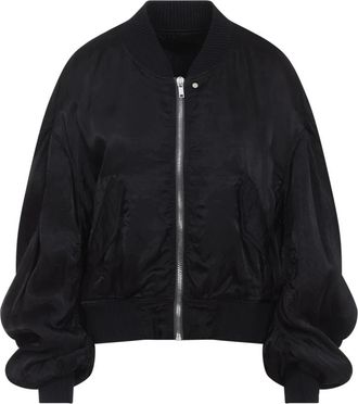 Rick Owens Femme, Vestes, Noir, Taille: 40 FR Veste Aviateur Secchia Flight
