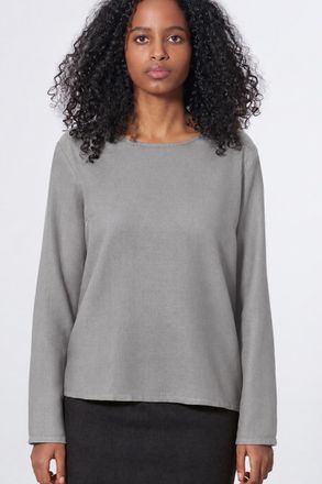 Hempage Hempage Damen vegan Bluse Woven Taupe