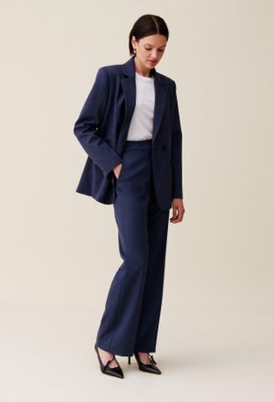 Claudie Pierlot Veste tailleur crois&eacute;e marine