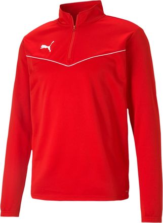 Puma teamRISE Halfzip Sweatshirt rotweiss, S Herren