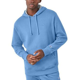 Champion Pull à capuche Powerblend Sweatshirt capuche Homme Bleu suisse. L