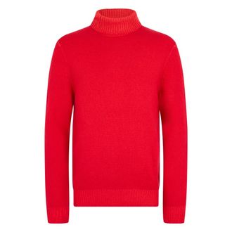 Malo Rollkragenpullover - - Knitwear - Herren - Rot - XL