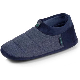 Isotoner Chaussons bottillons Homme Marine chin&eacute;