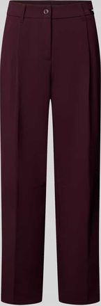 Cambio Cropped Barrel Leg Hose mit Bundfalten Modell Ortensia