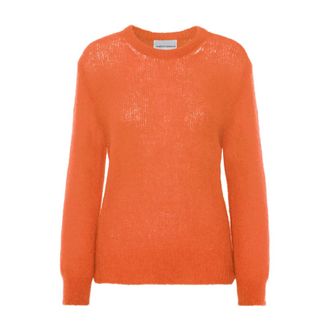 Americandreams Americandreams, Femme, Pulls, Orange, Taille: 42 FR Ulla O Neck Knit Pullover