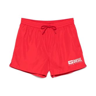 Diesel Homme, Maillots de bain, Rouge, Taille: L Ken-37-D-Box short de bain avec logo imprim&eacute;