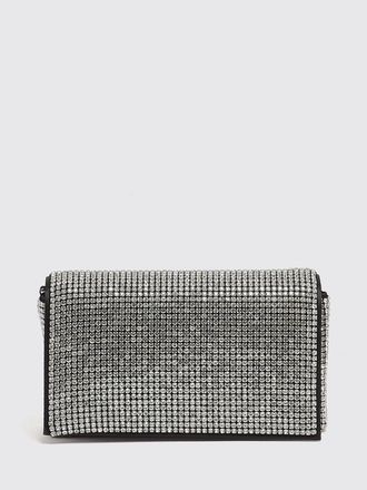 Twentyfourhaitch Mini-Handtasche aus Kristall-Mesh mit Ketten-Schulterriemen