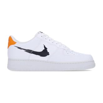 Nike Homme, Chaussures, Blanc, Taille: 36 1/2 EU Baskets Basse Blanc/Noir/Orange
