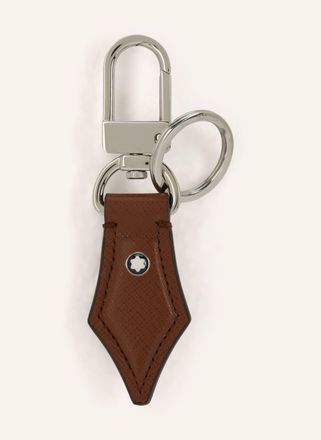 Montblanc Saffiano-Taschenanh&auml;nger Sartorial braun