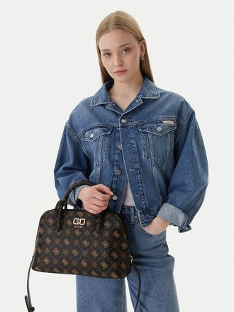 Guess Handtasche Emelie Logo HWGP99 28060 Braun