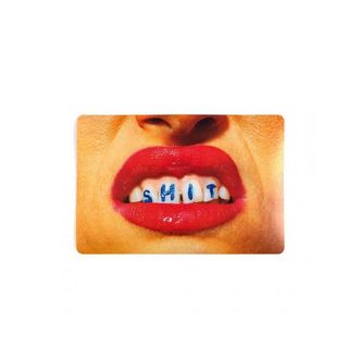 Seletti TOILETPAPER Tischsets aus Polypropylen+Kork, Shit