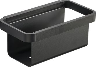Zone Denmark Rim Duschregal zum Hängen, Duschablage Schwarz, Duschkorb zum Hängen aus Aluminium, Inkl. Montageset, 22 x 11,4 x 9 cm, Schwarz