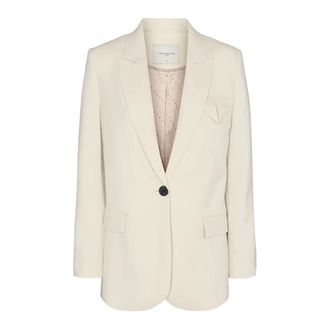 Copenhagen Muse Jet Stream Blazer mit Klappentaschen - - Jackets - Damen - Wei&szlig; - L