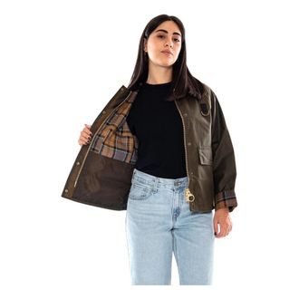 Barbour Spey Wachsjacke - - Jackets - Damen - Gr&uuml;n - S