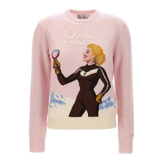 MC2 Saint Barth Pull New Queen - Femme - Pulls - Rose - Taille: 38 FR