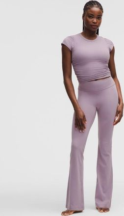 lululemon Pantalon Groove &eacute;vas&eacute; taille haute en Nulu Standard pour Femmes - Violet/Pastel - Taille 10
