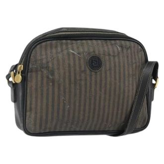 Fendi Pre-owned Canvas Umh&auml;ngetasche - - Pre-owned - Damen - Schwarzk - ONE SIZE