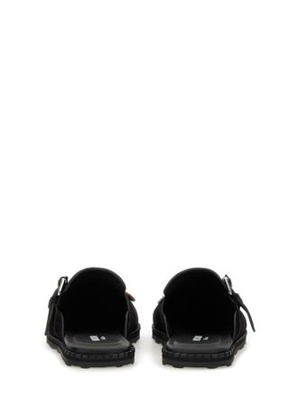Moschino Leather Sandal - Black