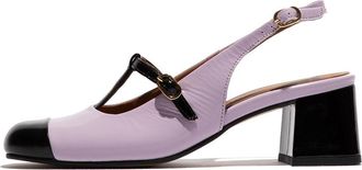 FLY London Fly London Damen SOLN083FLY Mary Jane, Black/Violet, 42 EU