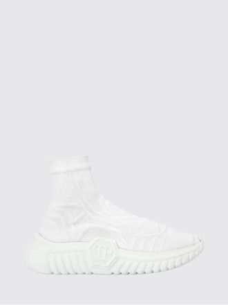 Philipp Plein Baskets montantes chaussette en maille avec semelle chunky