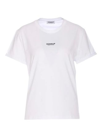 Dondup t-shirt à logo strassé - Blanc
