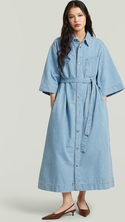 G-Star Carter Denim-Hemdkleid - Hellblau - Damen