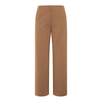 Ichi Ichi - Pantalon large - Femme - Pantalons - Brun - Taille: 40 FR