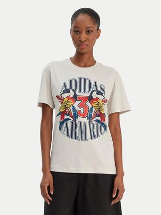 adidas T-Shirt Farm Rio Graphic KD4641 &Eacute;cru Regular Fit