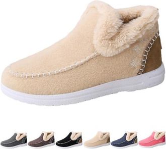 Generic Bottes orthop&eacute;diques confortables en polaire pour homme et femme - Doublure en peluche chaude - Antid&eacute;rapantes - Bottes d&eacute;contract&eacute;es l&eacute;g&egrave;res et chaud