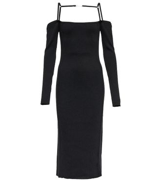 Jacquemus Midikleid La Robe Sierra aus Rippstrick