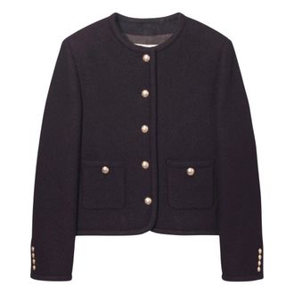 Dunst Klassischer Tweed-Blazer - - Jackets - Damen - Braun - S