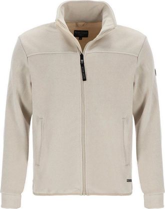 River Creek Strickjacke 62484 Herren Cord-Jacke mit Stehkragen und Rei&szlig;verschluss - Unifarbene Jacke