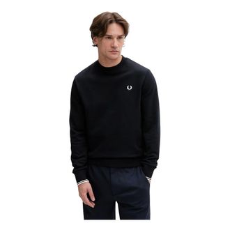 Fred Perry Homme, Sweatshirts et sweats &agrave; capuche, Noir, Taille: XL SweaT-shirts