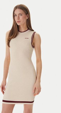 Guess Strickkleid V6GK04 Z0648 Beige Regular Fit