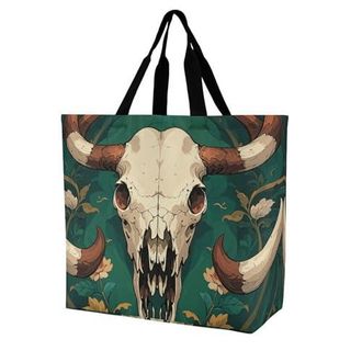 Generic Cr&acirc;ne De Taureau Sac Fourre-Tout L&eacute;ger Sacs De Courses Grand Sac A Main Femmes Pour Travail Shopping Quotidienne