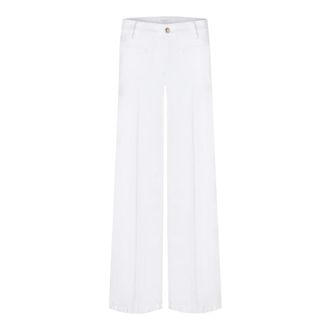 Cambio Wide Hosen - - Trousers - Damen - Wei&szlig; - 2XL