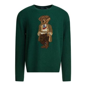 Polo Ralph Lauren Homme, Pulls, Vert, Taille: XL Charles Bear Pullover