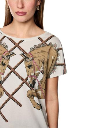 Marc Cain T-Shirt Equestrian Grace Premium Damenmode